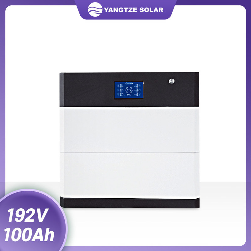 High Voltage Stackable Battery System Lifepo4 Battery Storage 192V 100Ah